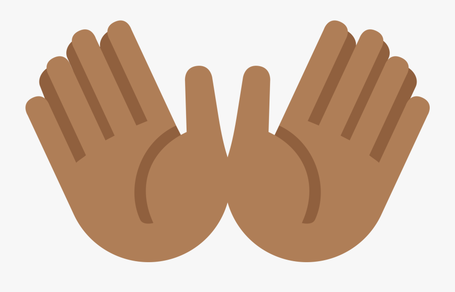 Open Hands Sign Hands Open Emoji Transparent Free Transparent