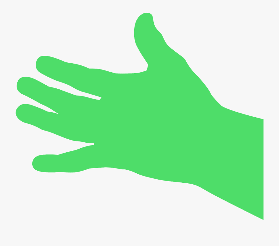 Red Hand Silhouette , Free Transparent Clipart - ClipartKey