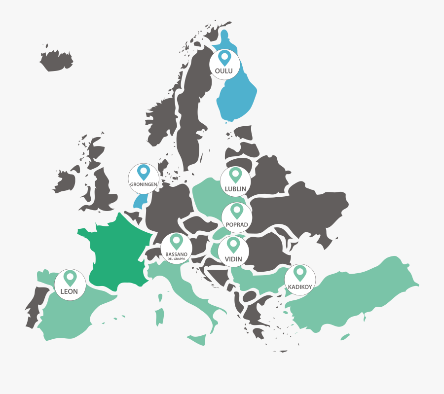 Making City Map Europe - Europe Map Vector Png , Free Transparent ...