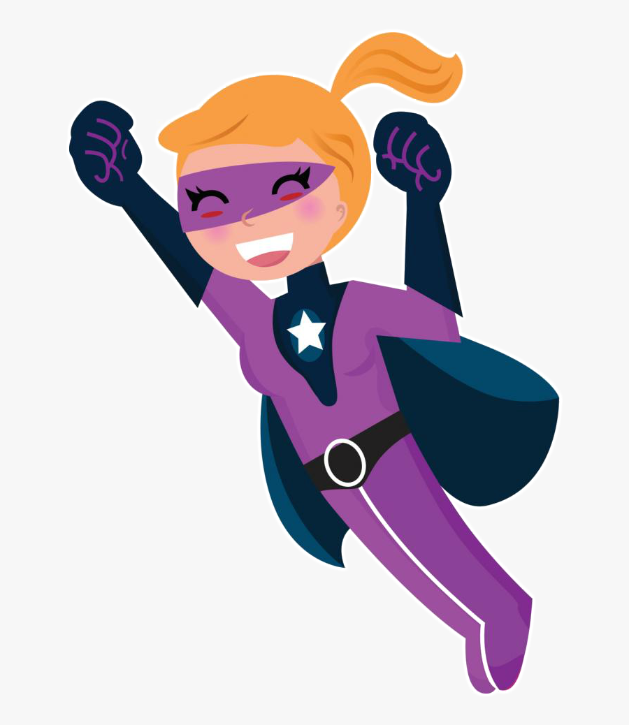 Superhero Girl Clipart , Png Download - Super Hero Girl Flying , Free ...