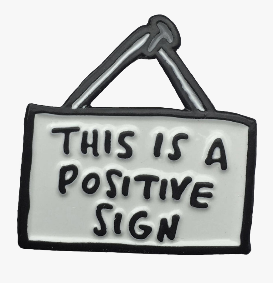 Sticker Pin Sign Positivevibes - Positive And Cute Stickers , Free ...