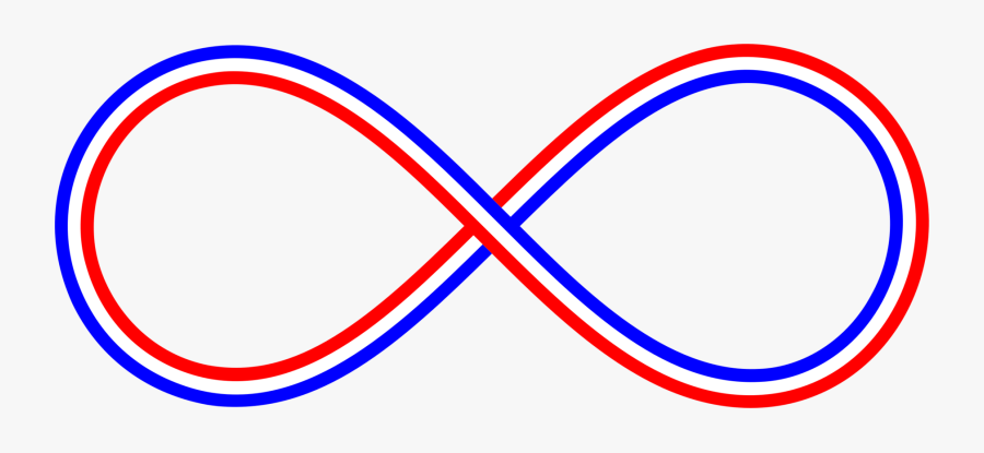 Area,text,symbol - Infinity Symbol Red And Blue , Free Transparent ...