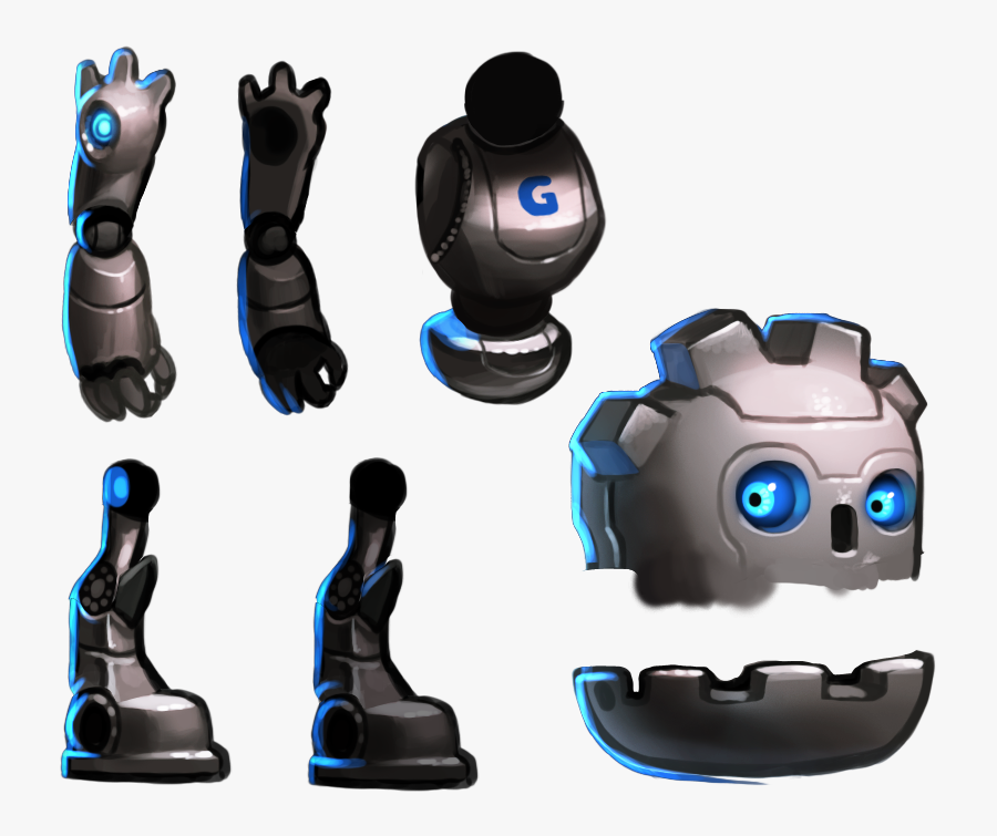 Images/gbot Pieces - Gbot Godot , Free Transparent Clipart - ClipartKey
