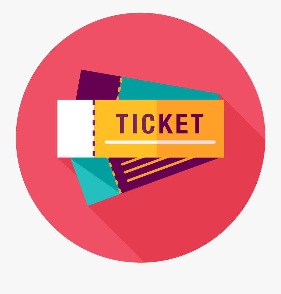 Transparent Tickets Clipart - Ticket Flat Icon , Free Transparent ...