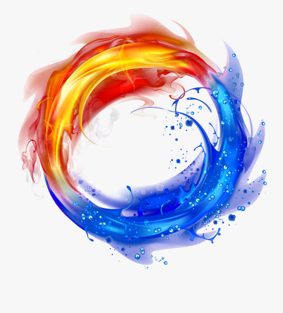 Transparent Fire And Water Png Clipart , Png Download - Transparent ...