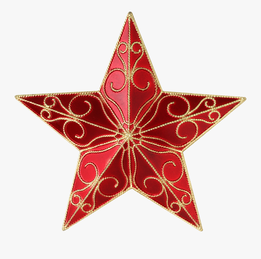 Red Star Png - Christmas Tree Star Png , Free Transparent Clipart ...