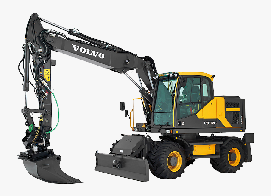 Volvo Excavator Ew 140 , Free Transparent Clipart - ClipartKey
