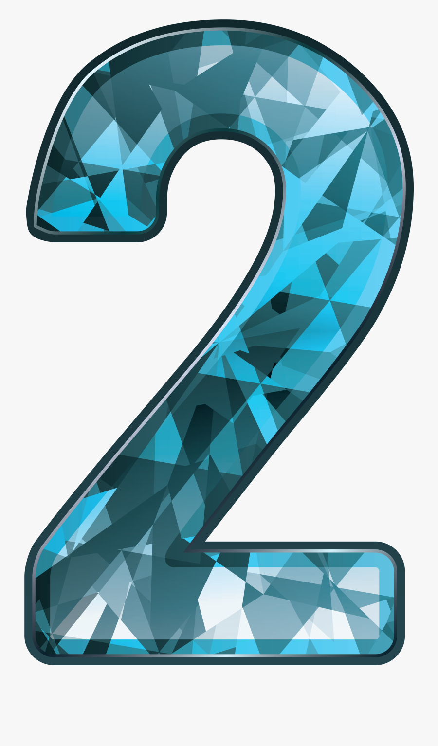 Png Crystal Numbers , Free Transparent Clipart - ClipartKey