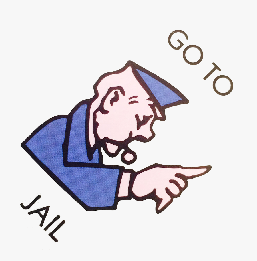 Go To Clip Art - Monopoly Go To Jail Transparent , Free Transparent ...