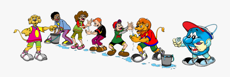 Water Relay Games Clip Art , Transparent Cartoons - Water Bucket Relay ...