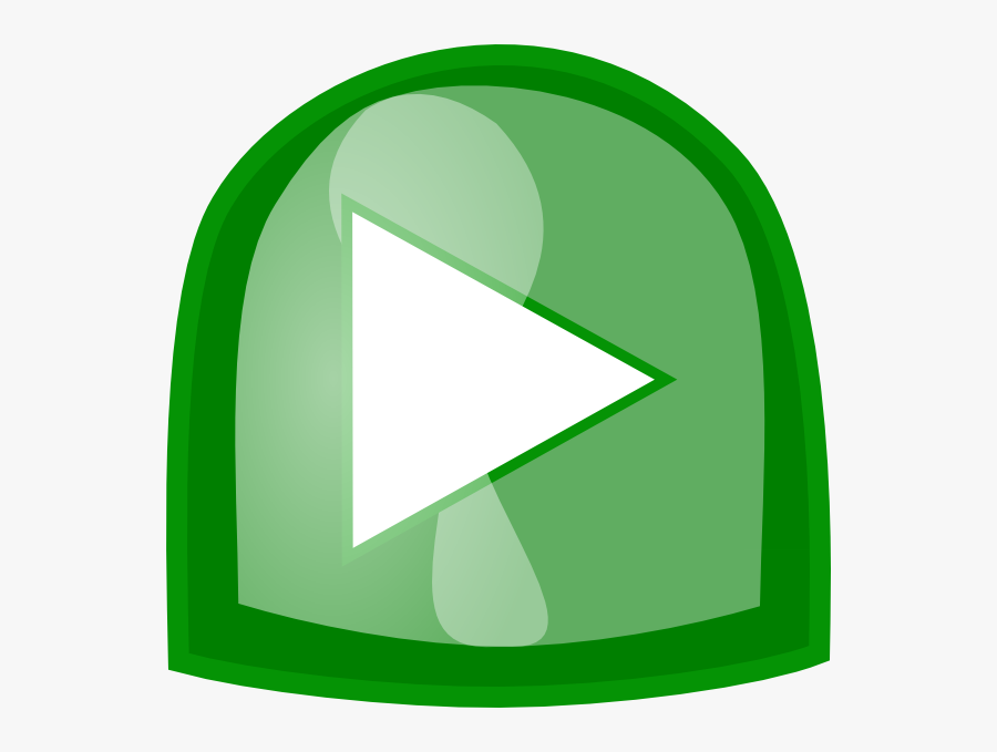 Green Play Button Svg Clip Arts - Play Button Animated Png , Free ...
