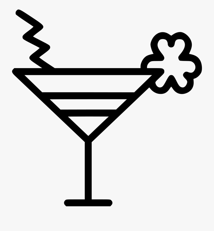 Cocktail Mocktail Drink Shamrock Comments - Cocktail And Mocktail Icon ...