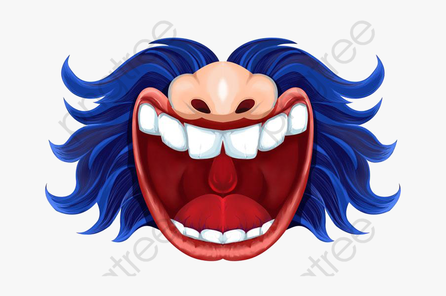 Cartoon Laughing Mouth - Mask Laughing Cartoon Face , Free Transparent ...