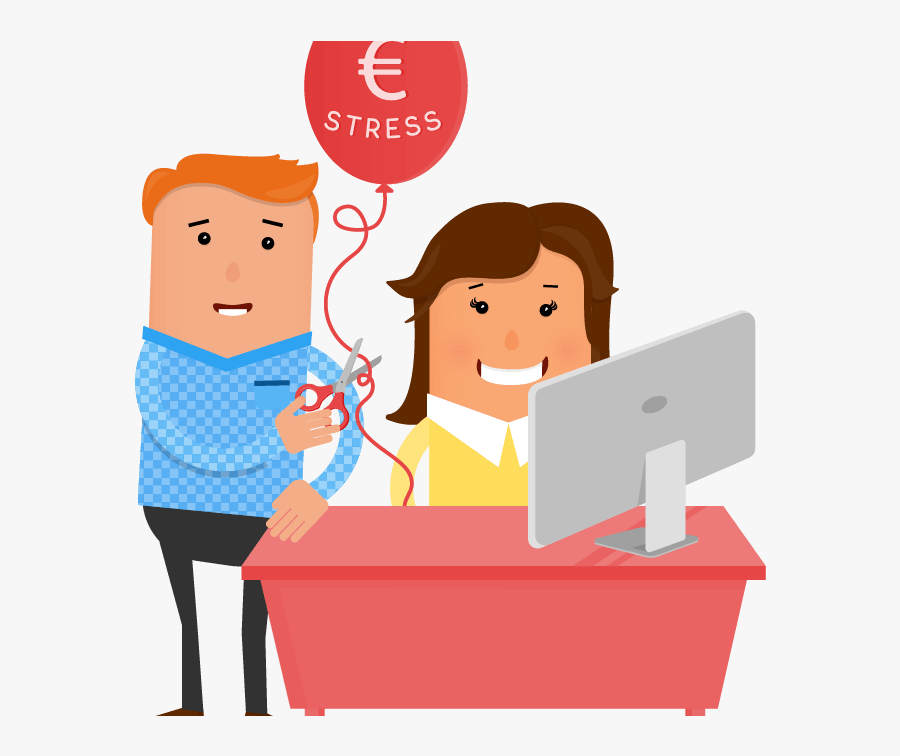 How Does Financial Wellness Reduce Stress - Cartoon , Free Transparent ...