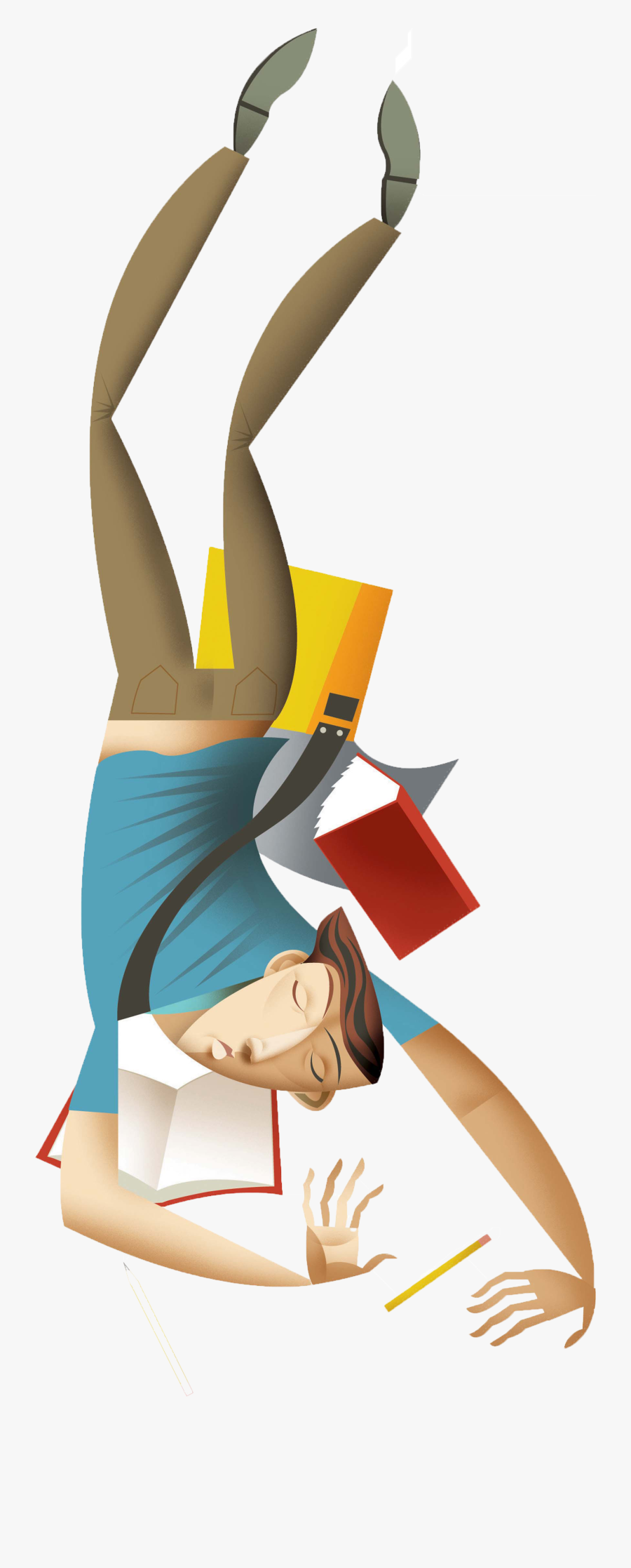Students Falling , Free Transparent Clipart - ClipartKey