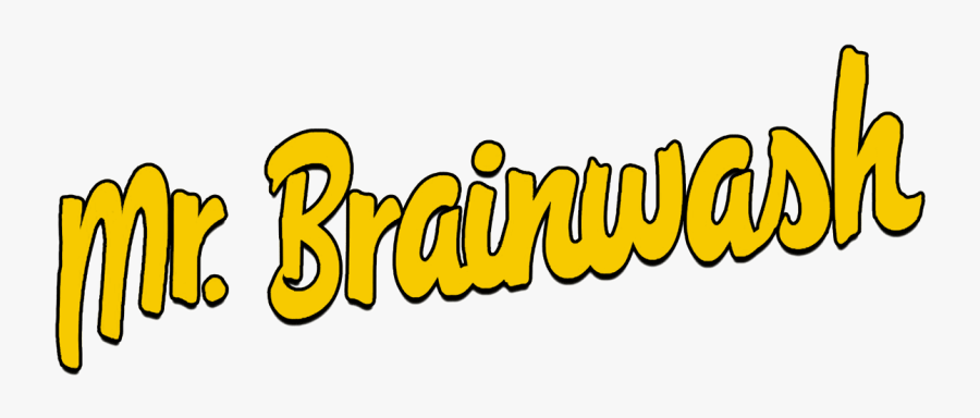 Mrbrainwash Logo Yellow - Calligraphy , Free Transparent Clipart ...