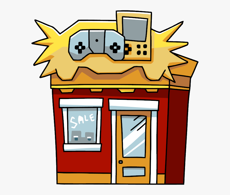 Video Game Store - Video Game Store Cartoon , Free Transparent Clipart ...