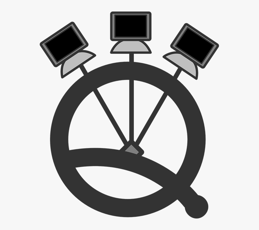 Computer Network Svg Clip Arts - Red Informatica Vector Png , Free ...