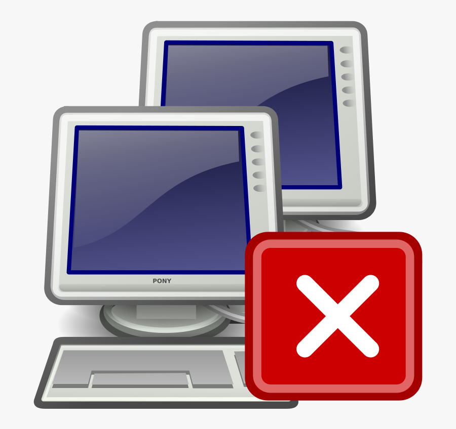 Tango Network Offline - Transparent Background Cartoon Computer Png ...