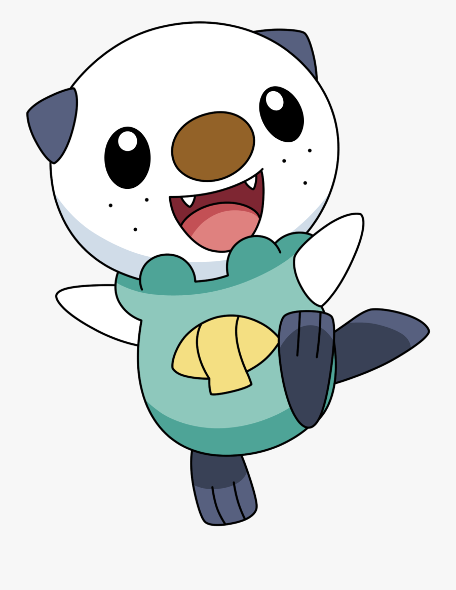 Otter Clipart White Background - Pokemon Oshawott , Free Transparent ...