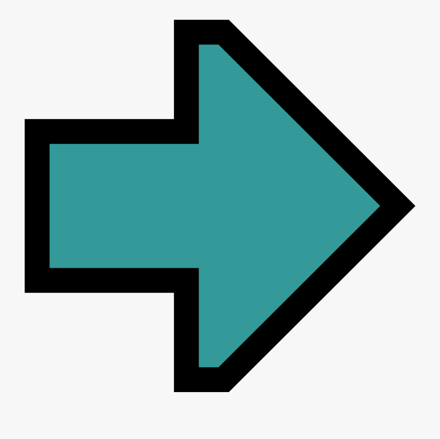 Transparent Fancy Arrow Clipart Black And White - Arrow Pointing Right ...