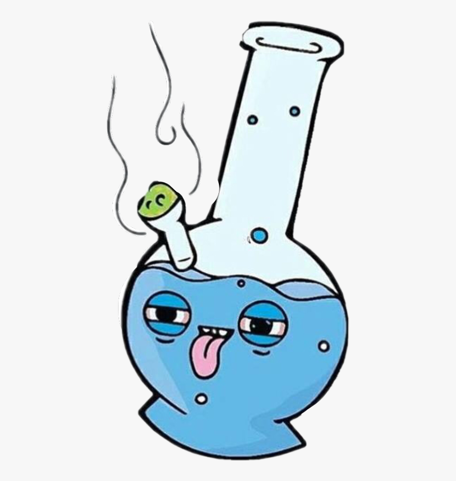 Weed 420 Marijauna Maryjane Bong - Clipart Trippy , Free Transparent ...