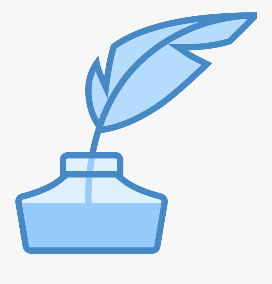 Quill With Ink Icon - Icon , Free Transparent Clipart - ClipartKey