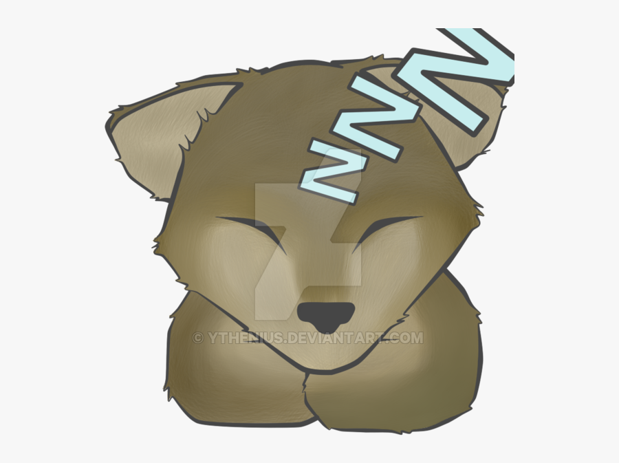 Sleepy Wolf Twitch Emote - Sleep Emote Twitch , Free Transparent ...