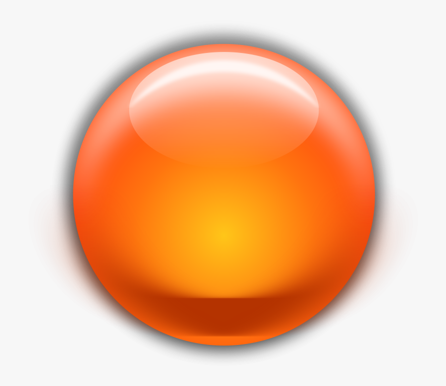 Orange Jewel - Sphere Orange , Free Transparent Clipart - ClipartKey