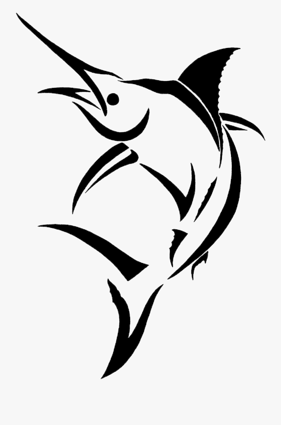 Sailfish Paper Decal Atlantic Blue Marlin Clip Art - Swordfish ...