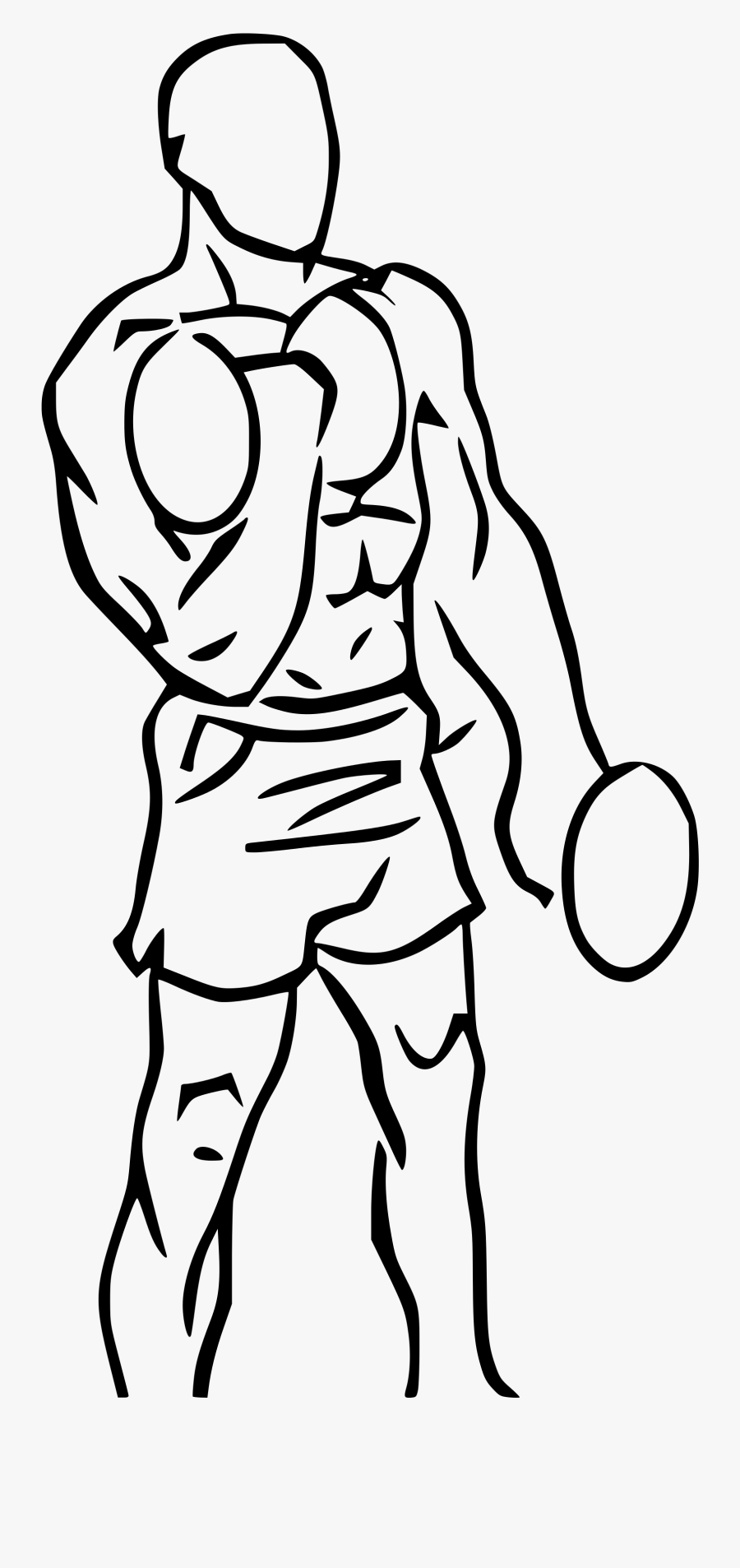 Cross Body Hammer Curl Drawing , Free Transparent Clipart - ClipartKey