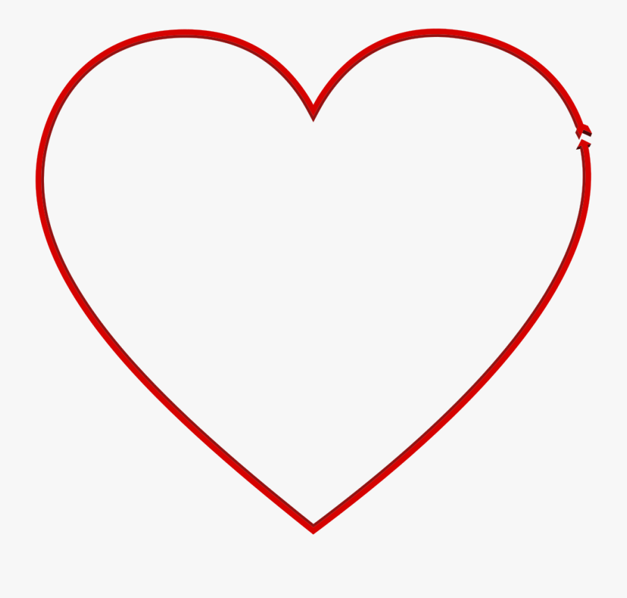 Heart,love,valentines Day - Plantilla De Corazon Para Imprimir Grande ...