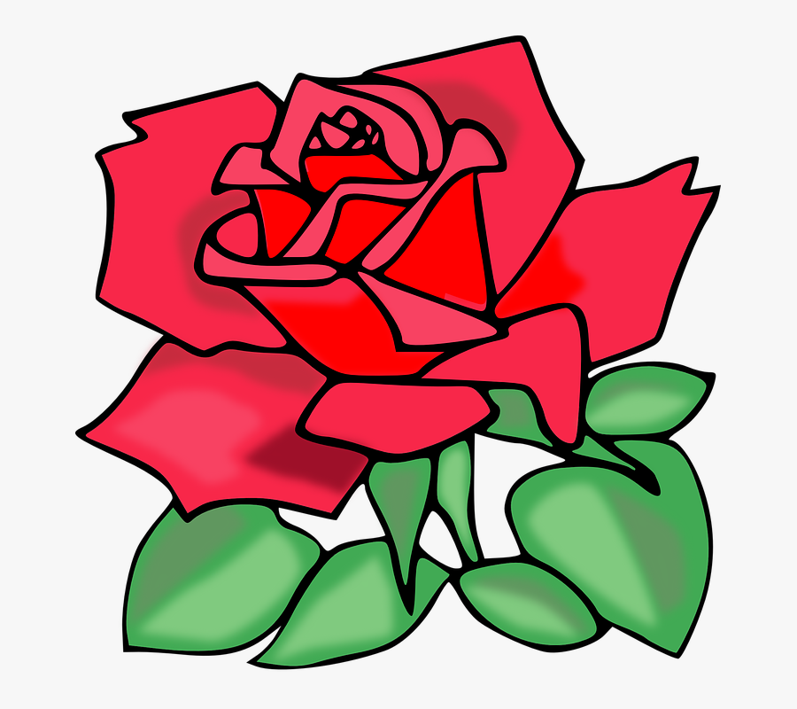Red Rose Clip Art - Rose Clip Art , Free Transparent Clipart - ClipartKey