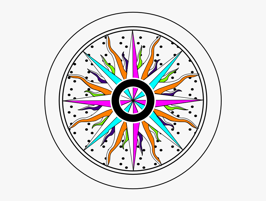 Compass Colorful Png , Free Transparent Clipart - ClipartKey