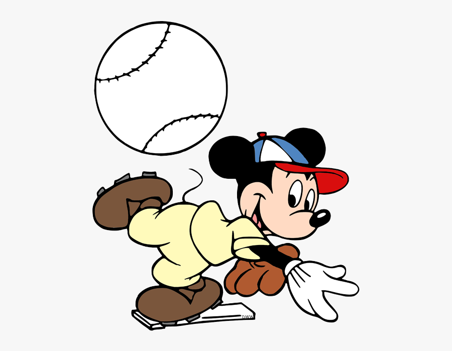 Vector Mickey Mouse Baseball , Free Transparent Clipart - ClipartKey