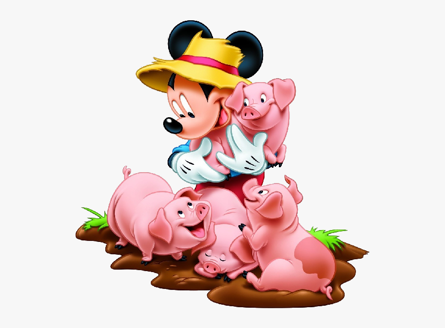 Mick Pigs Png Minnie - Minnie Mouse Farmer Png , Free Transparent ...