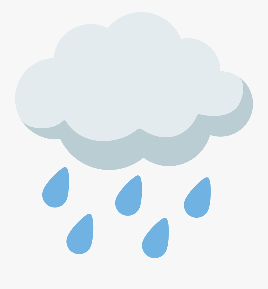 Clipart Rain Emoji - Transparent Background Rain Clipart , Free ...