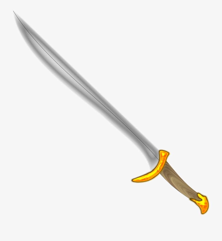 Video Game Sword Clipart - Transparent Png Sword Png Pirate , Free ...