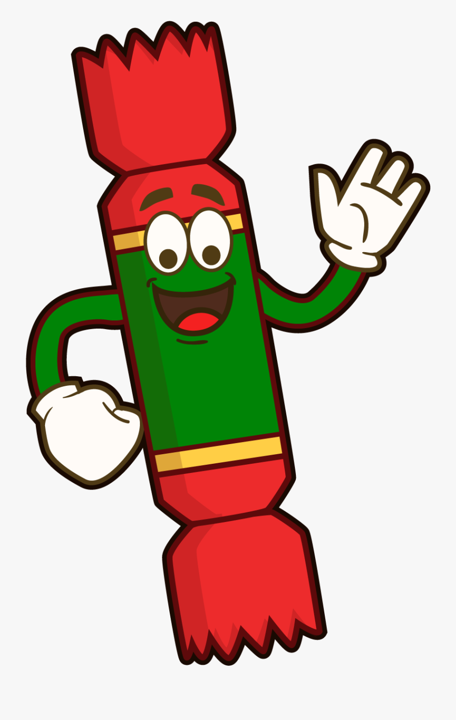 Cracker Clipart Xmas - Clip Art Christmas Cracker Cartoon , Free ...