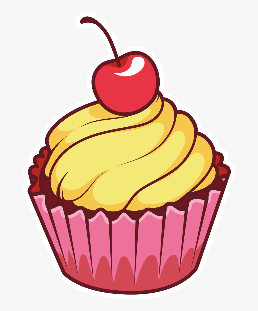 Ice Cream Cupcake Chocolate Cake Sundae - Clipart Muffin Png , Free ...