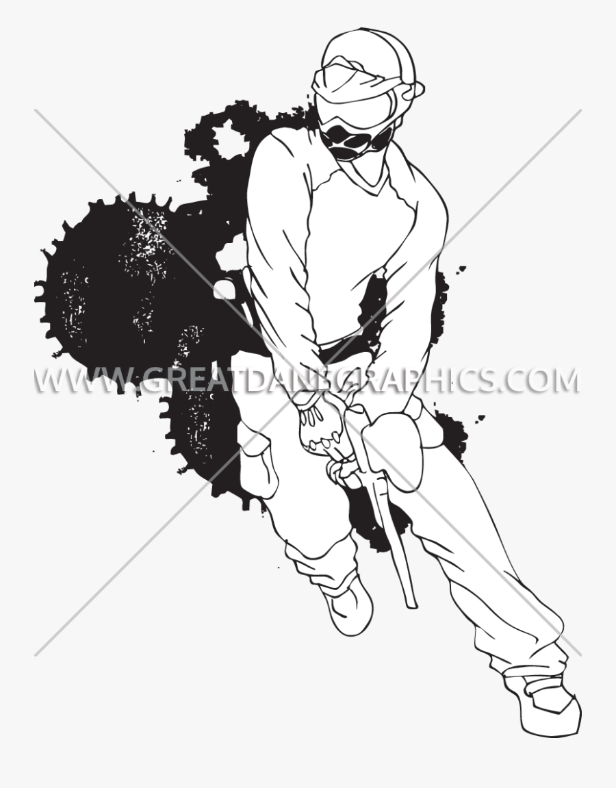 Paintball Drawing At Getdrawings - Illustration , Free Transparent ...