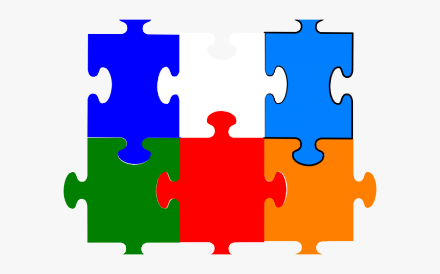 Blank Puzzle Pieces Colored , Free Transparent Clipart - ClipartKey