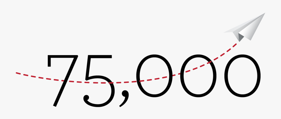 Seventy Five Thousand Clipart , Png Download - Circle , Free ...