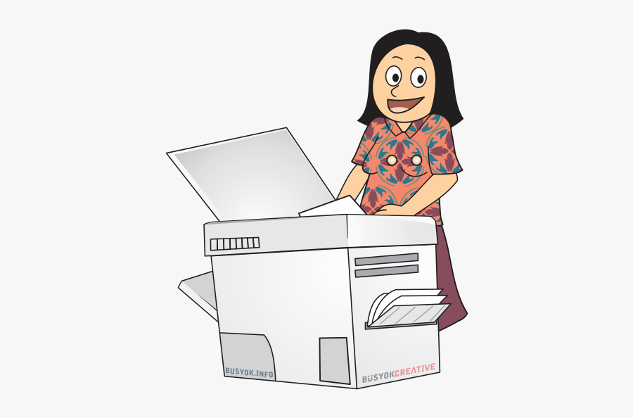 Cartoon Copy Machine Clipart - Making Copies Clipart , Free Transparent ...