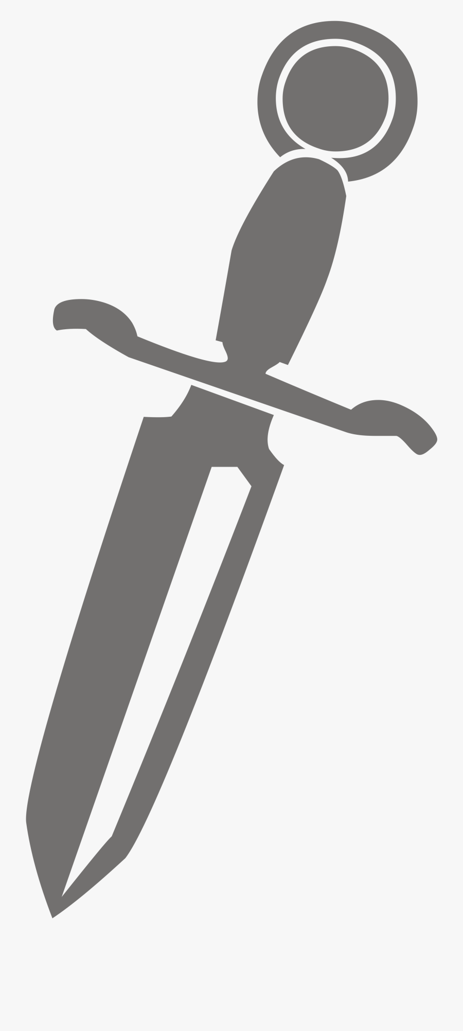 Dagger Clipart Pinart Sponsored Necromancer Fantasy - Dagger Silhouette ...