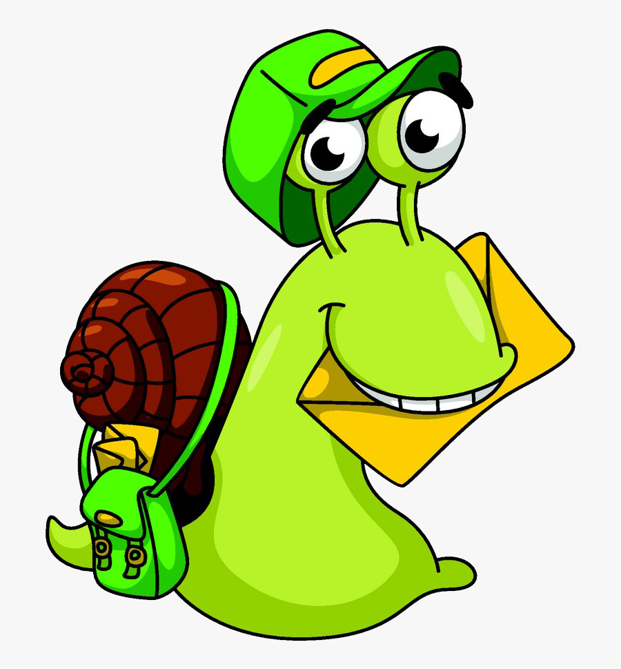 Snail Mail Clipart - Cartoon Snail Mail , Free Transparent Clipart ...