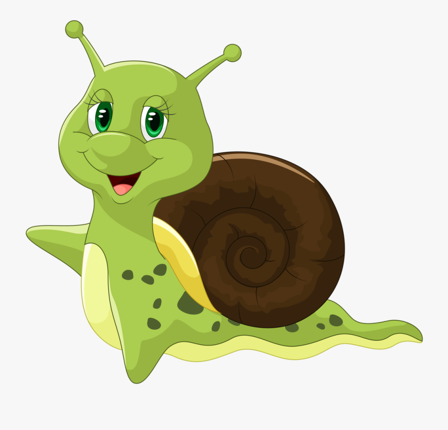 Snail Clipart Ocean - Snail Cartoon Images Vector , Free Transparent ...