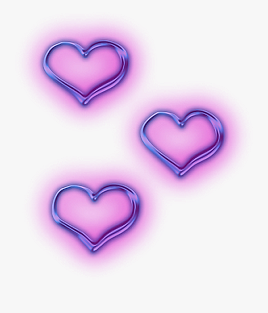 Clipart Purple Heart - Heart Neon Sign Transparent , Free Transparent ...