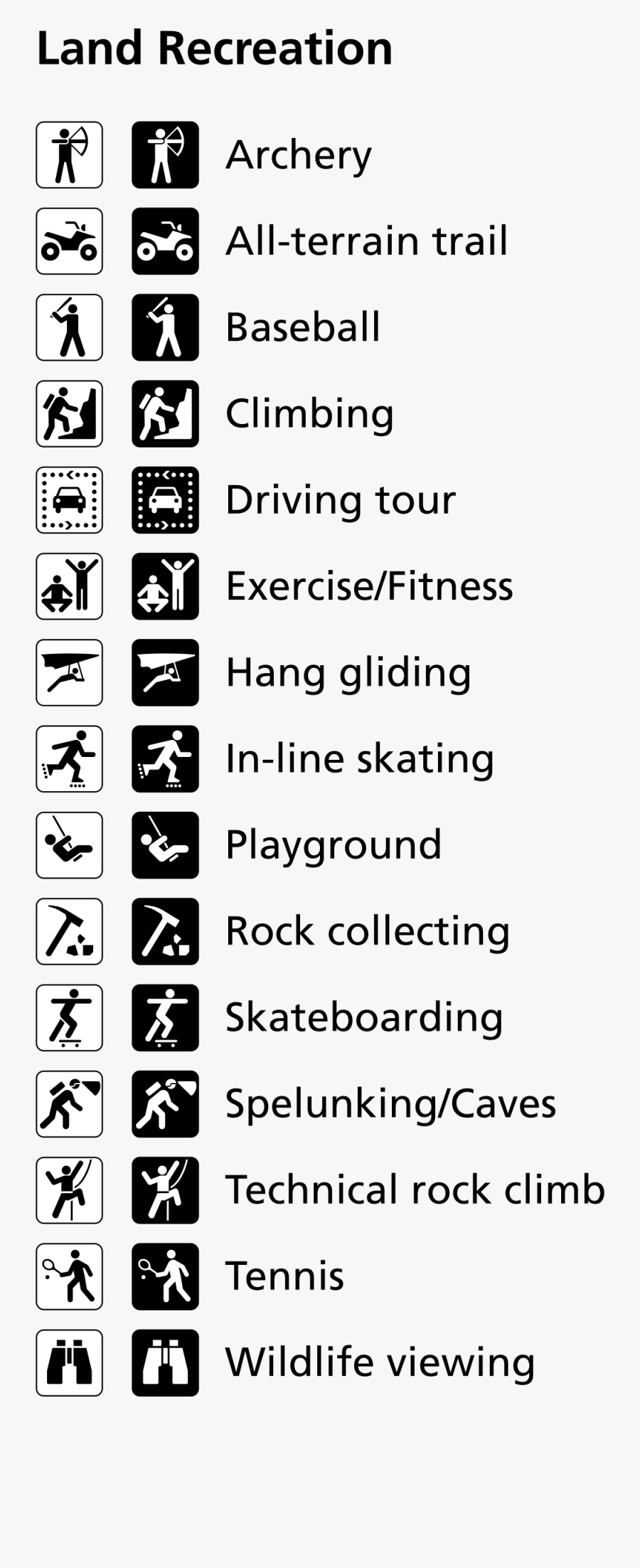 National Park Map Symbol National Park Map Symbol