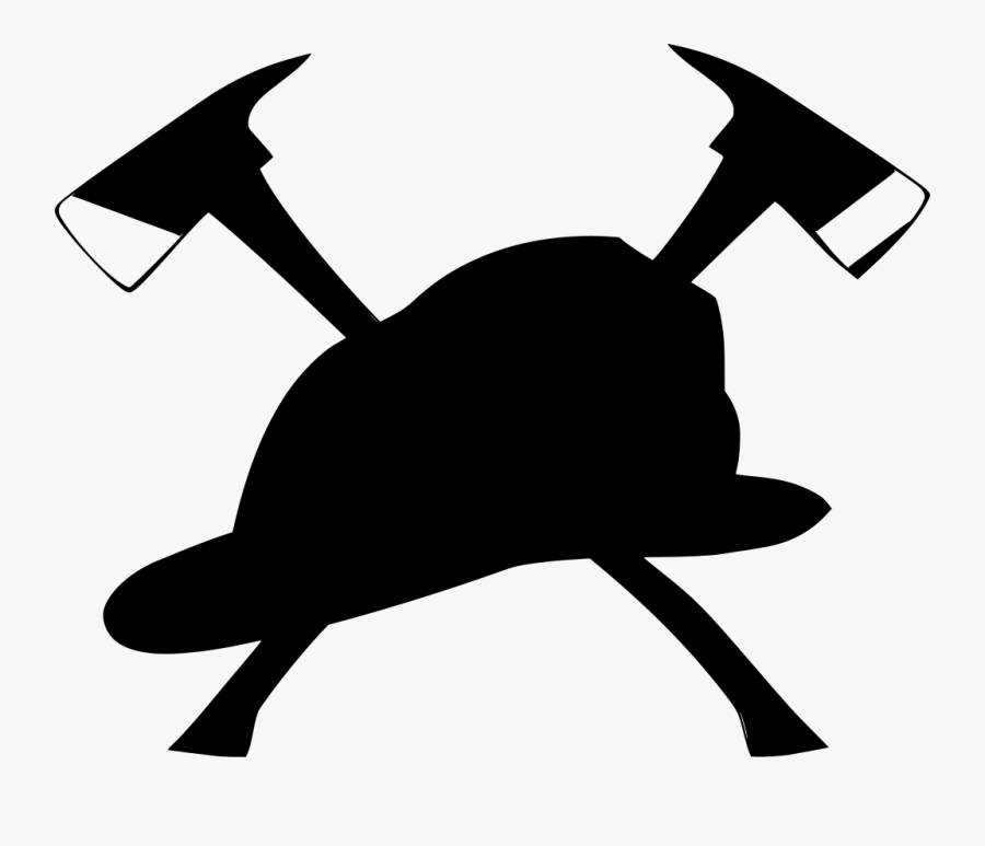 Transparent Firefighter Silhouette Png - Firefighter Axe Png , Free ...